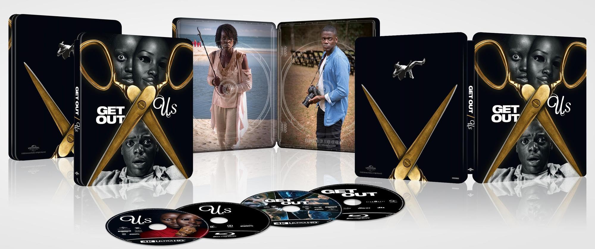 Amazon.com: Get Out / Us Double Feature - Limited Edition Steelbook 4K ...