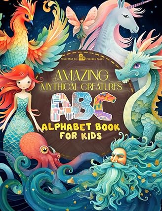 Amazing Mythical Creatures ABC Alphabet Book For Kids: Journey into the ...