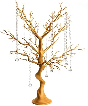 Amazon.com: Acmee Gold Artificial Tree for Centerpiece - 30 Inches ...