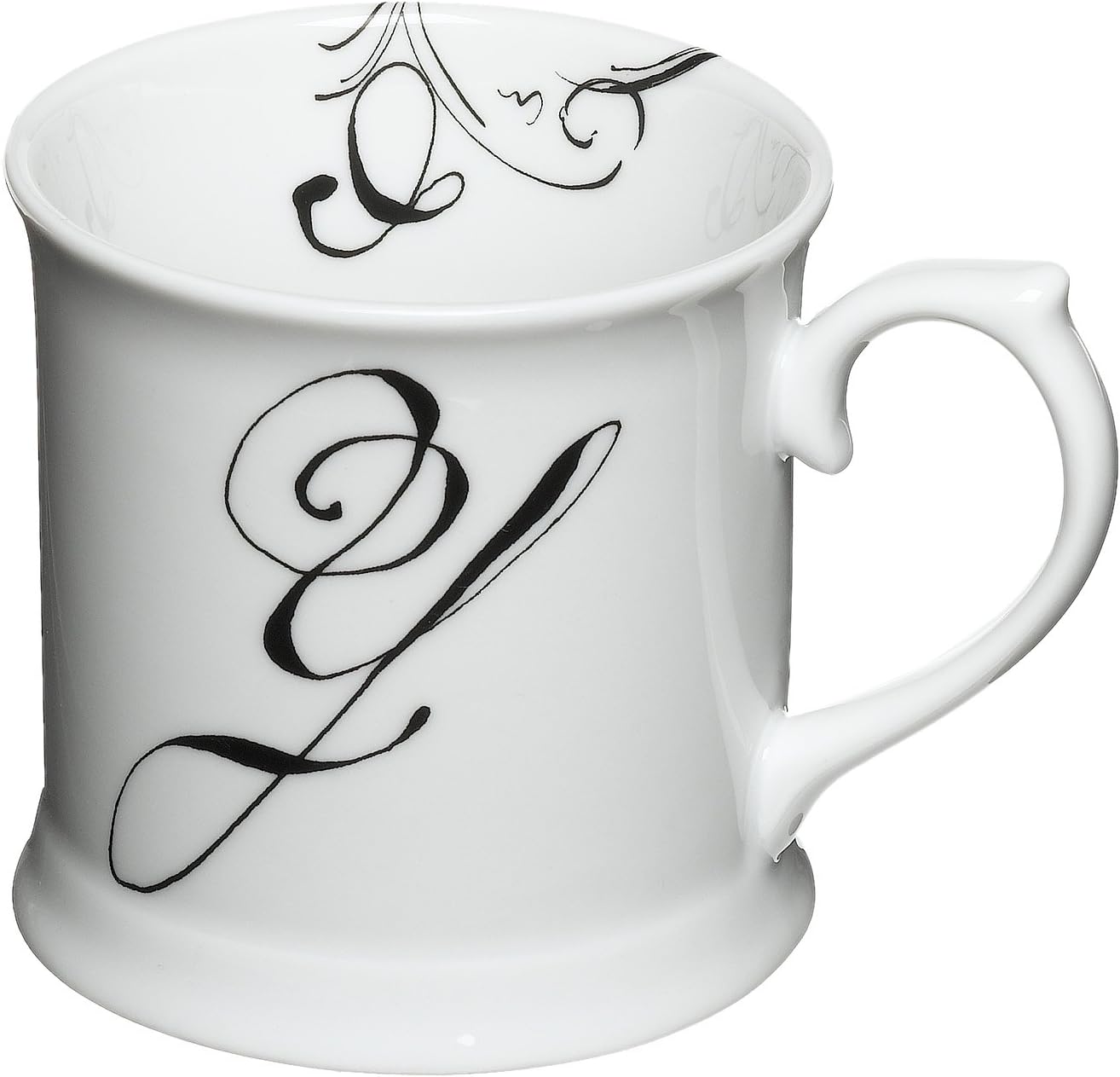 Amazon.com | Rosanna Initially Yours Mug Letter Y: Monogrammed Coffee ...
