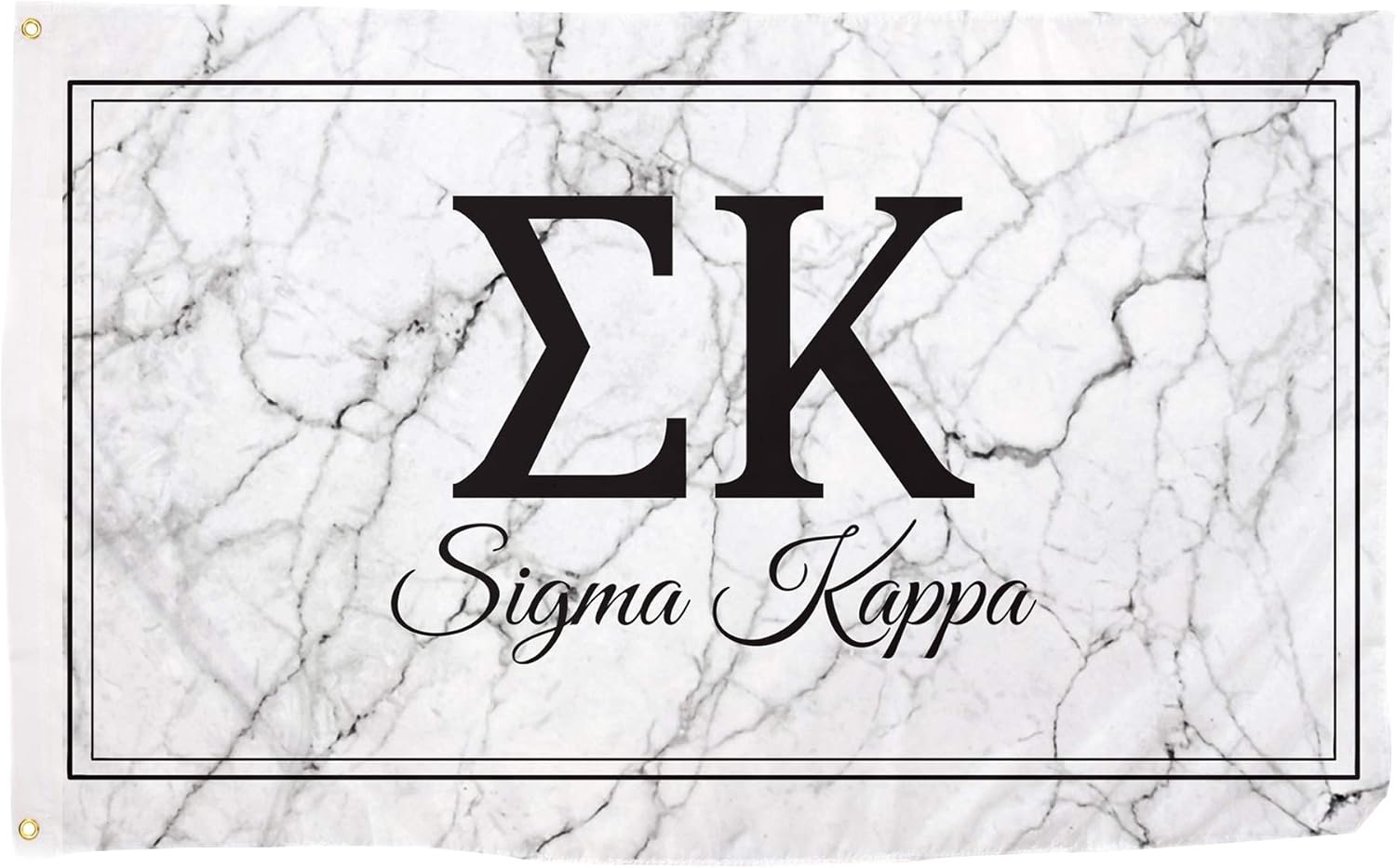 Amazon.com: Sigma Kappa Letter Sorority Flag Banner 3 feet x 5 feet ...