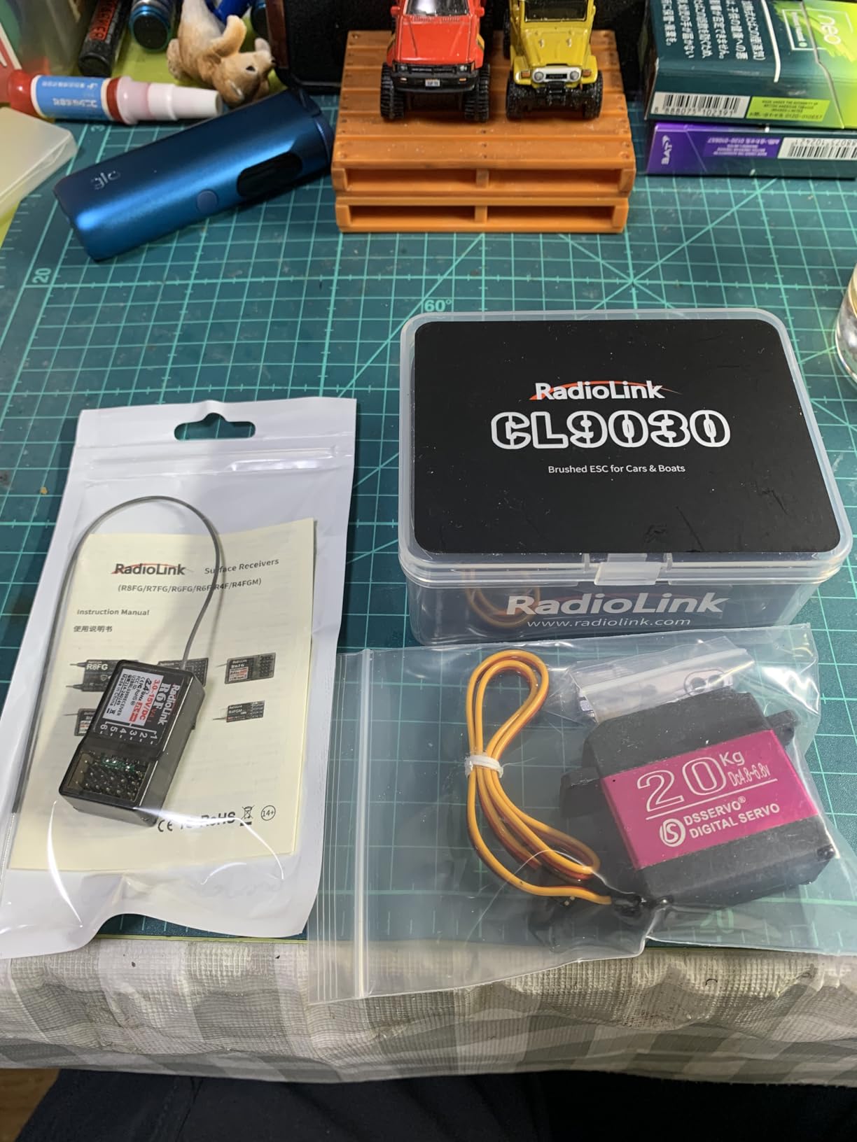 Amazon | Radiolink CL9030 90A (2-4S) Brushed ESC 防水ブラシ付き 内蔵5A BEC 5.5V ...
