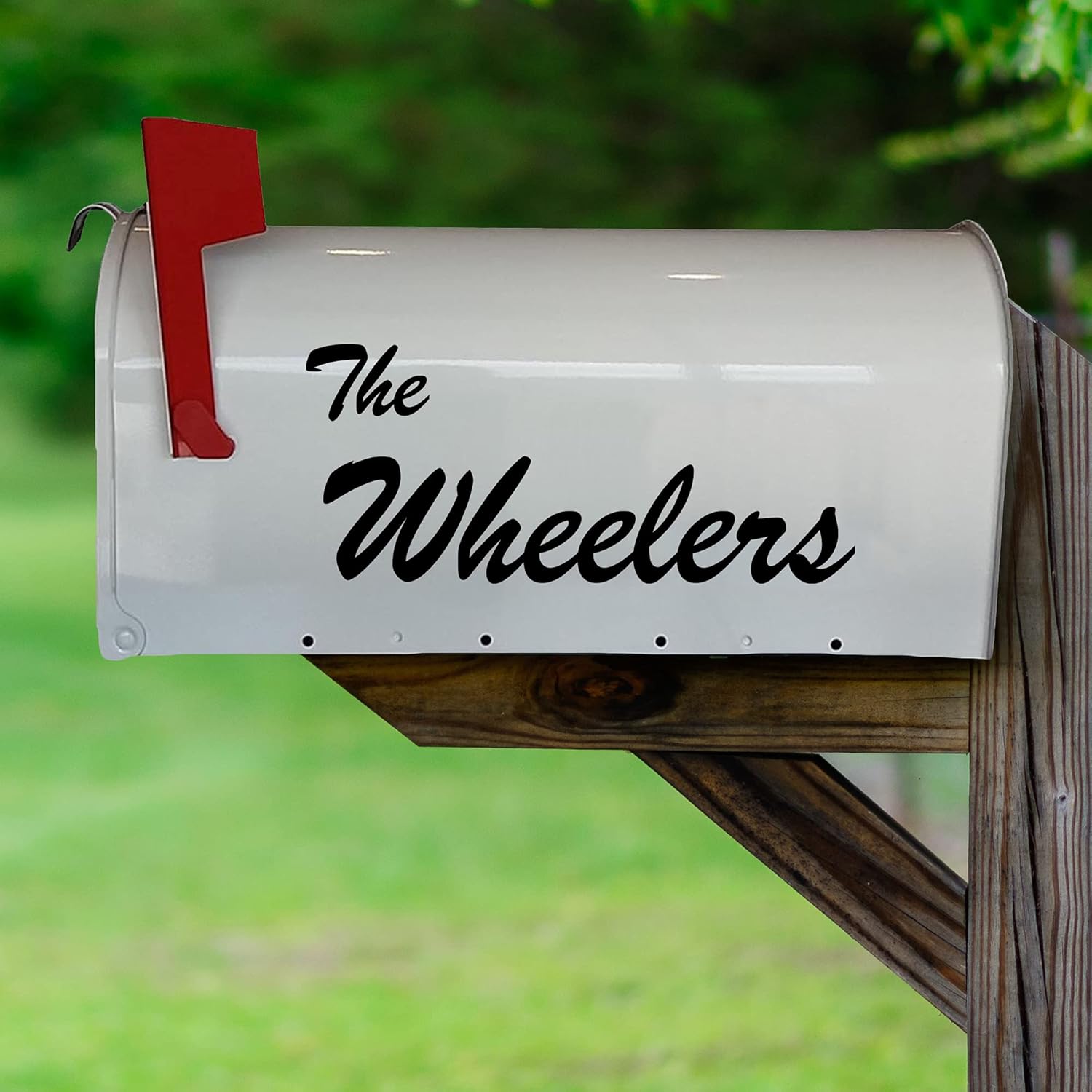 Amazon.com: VWAQ Mailbox Custom Name Decal - Personalized Mailbox Name ...