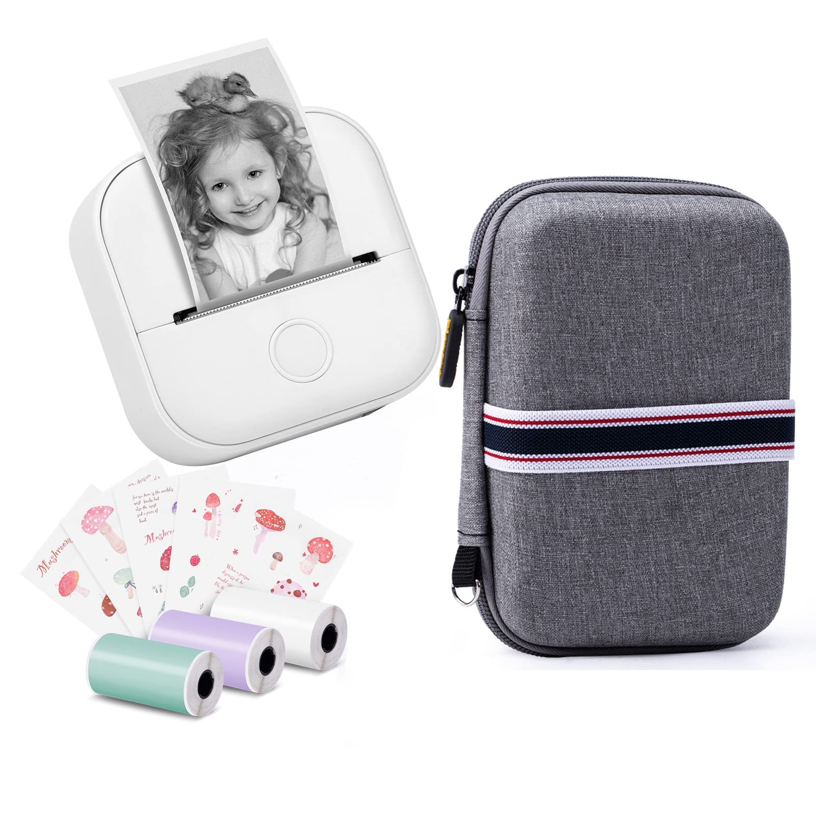 Amazon.com : Memoking Mini Label Makers T02 Portable Small Printer with ...