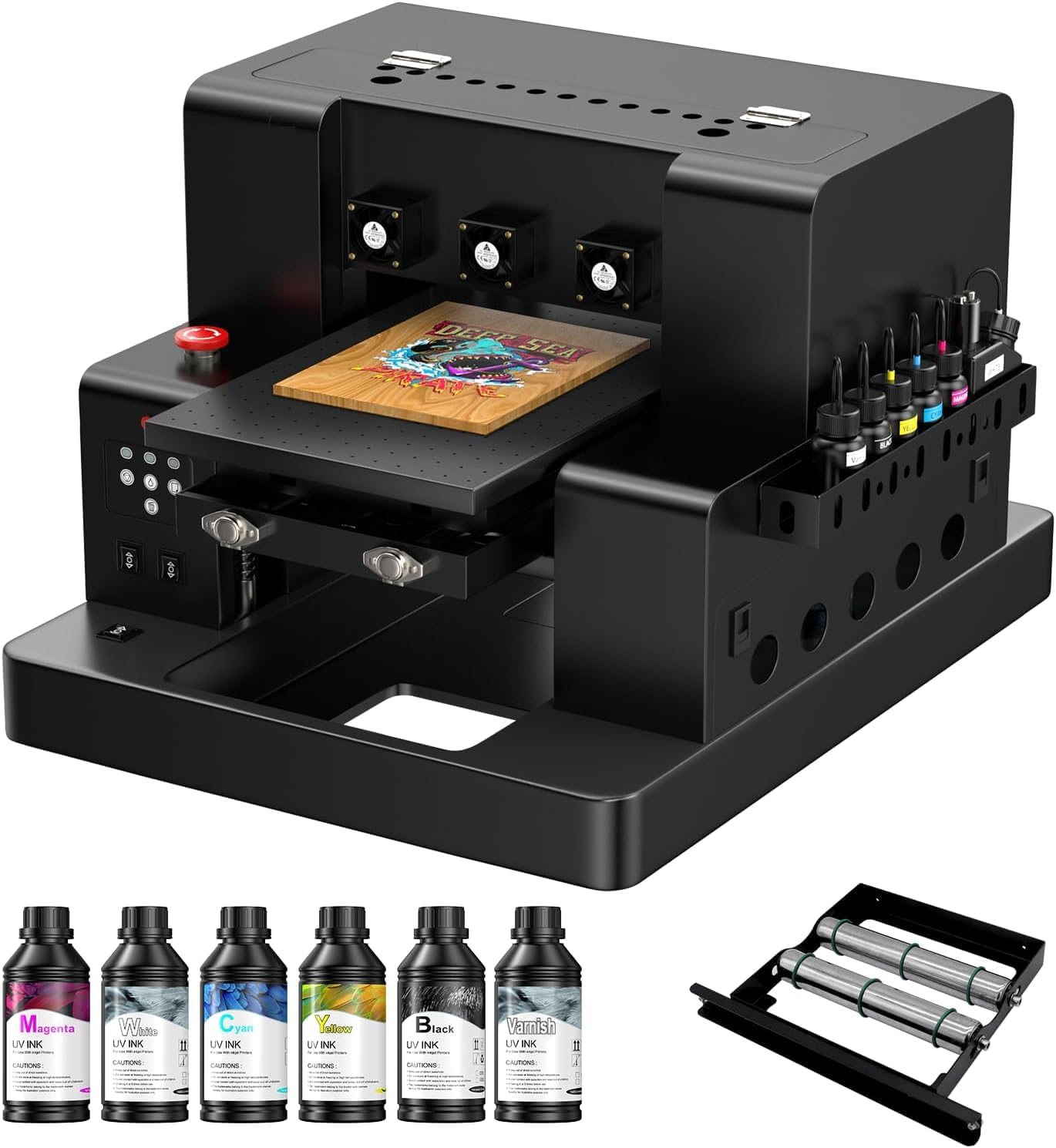 A4 L805 UV Flatbed Printer - Varnish with Rotary UV Nepal | Ubuy