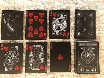 Amazon.com: Ellusionist Bicycle Black Ghost Playing Cards - for Magic ...