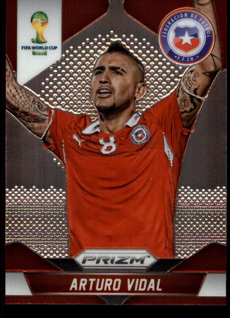 Amazon.com: 2014 Panini Prizm World Cup #43 Arturo Vidal Chile Official ...