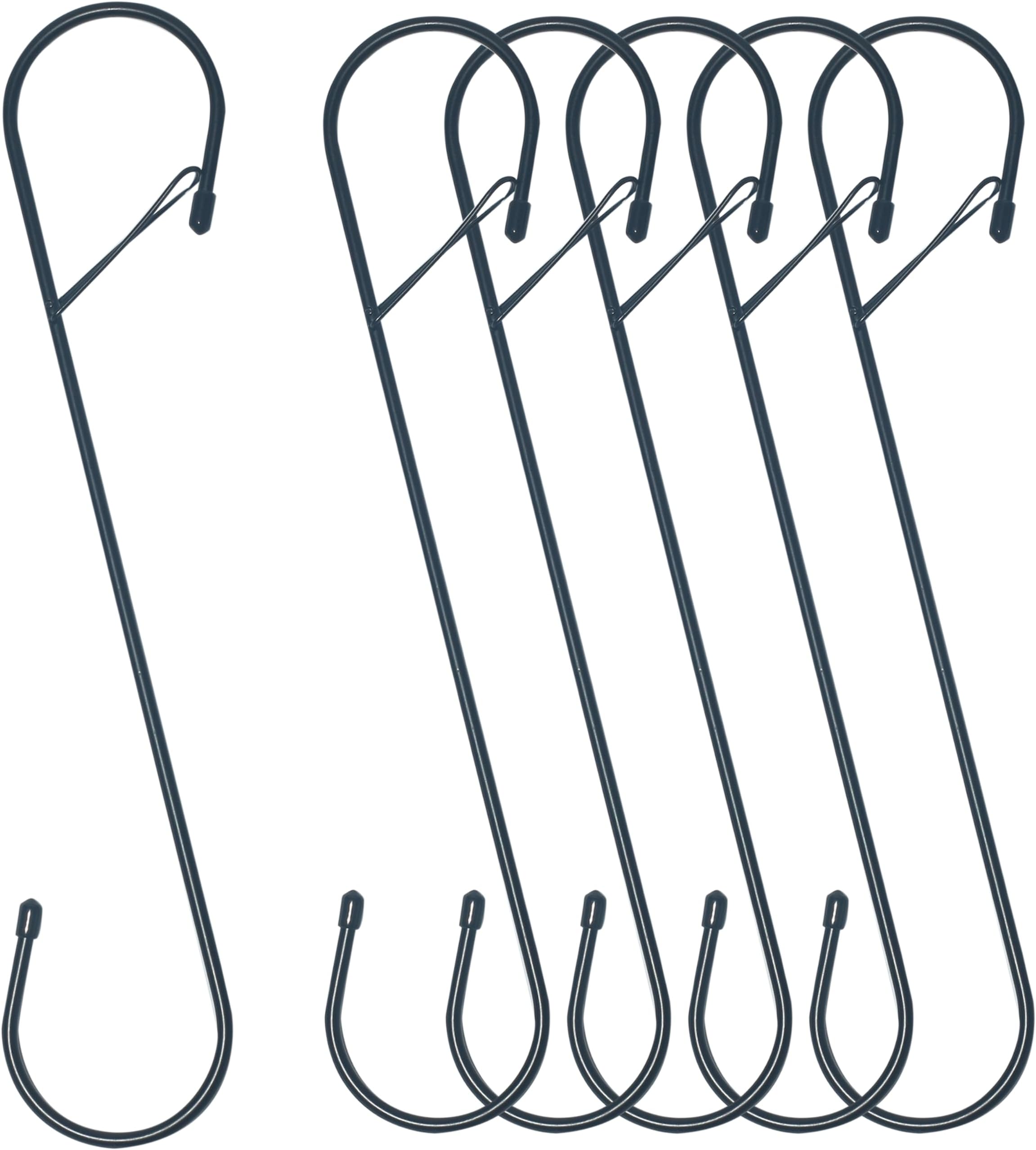 Amazon.com: 6Pcs S Hooks Hanging 12 inch Heavy Duty Large S Hooks with ...