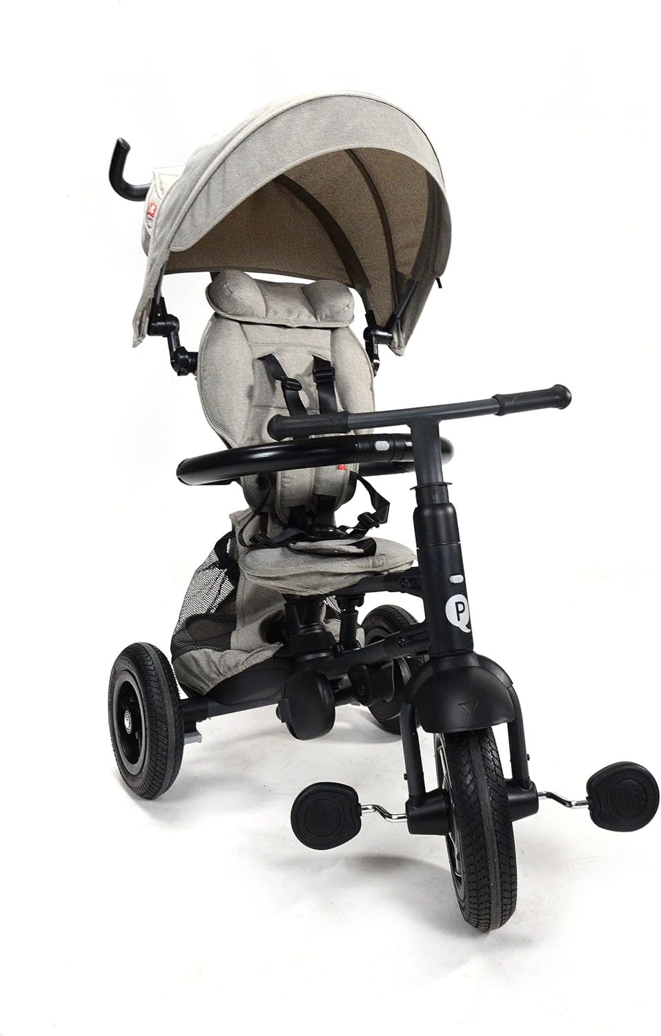 Q Play Rito Plus The Ultimate 3 in 1 Folding Trike (Grey), Tricycles ...