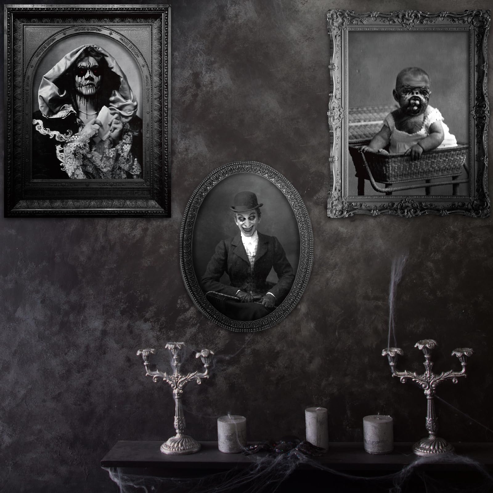 Snapklik.com : 20 PCS Halloween 3D Changing Face Moving Picture Gothic ...