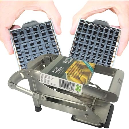 Vegetable and Potato Chip Cutter – Professional Grade Stainless Steel ...