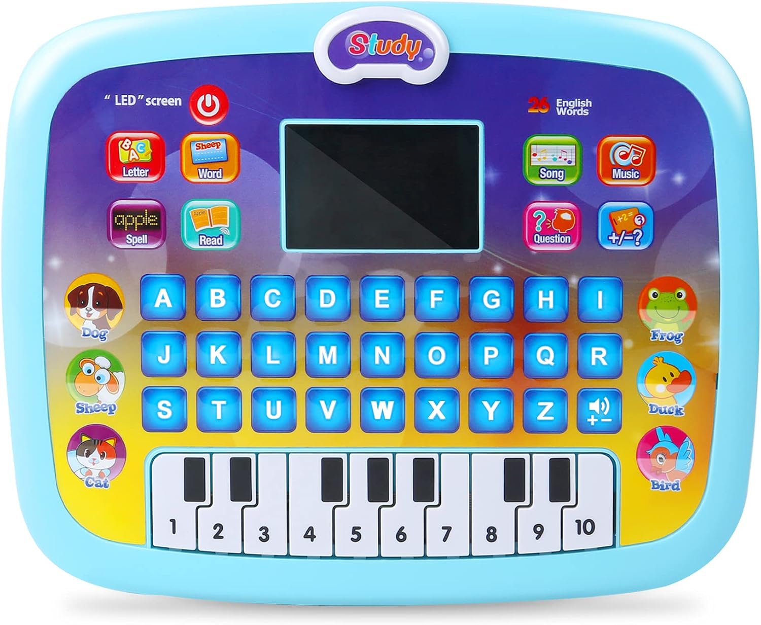 Buy Baby Tablet Educational Toy with Music, Toddler Learning Tablet for ...