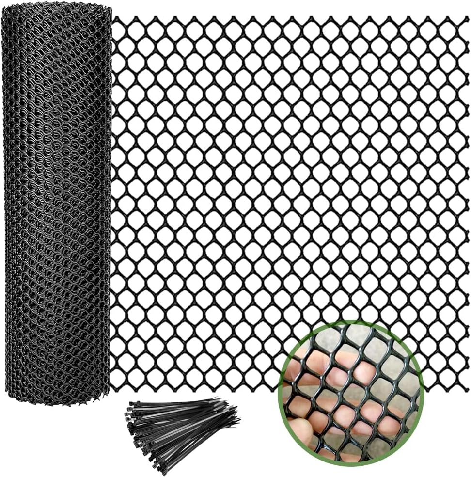 Amazon.com : Plastic Wire Mesh Fence, Kuchisity 15.7IN x 59FT Plastic ...