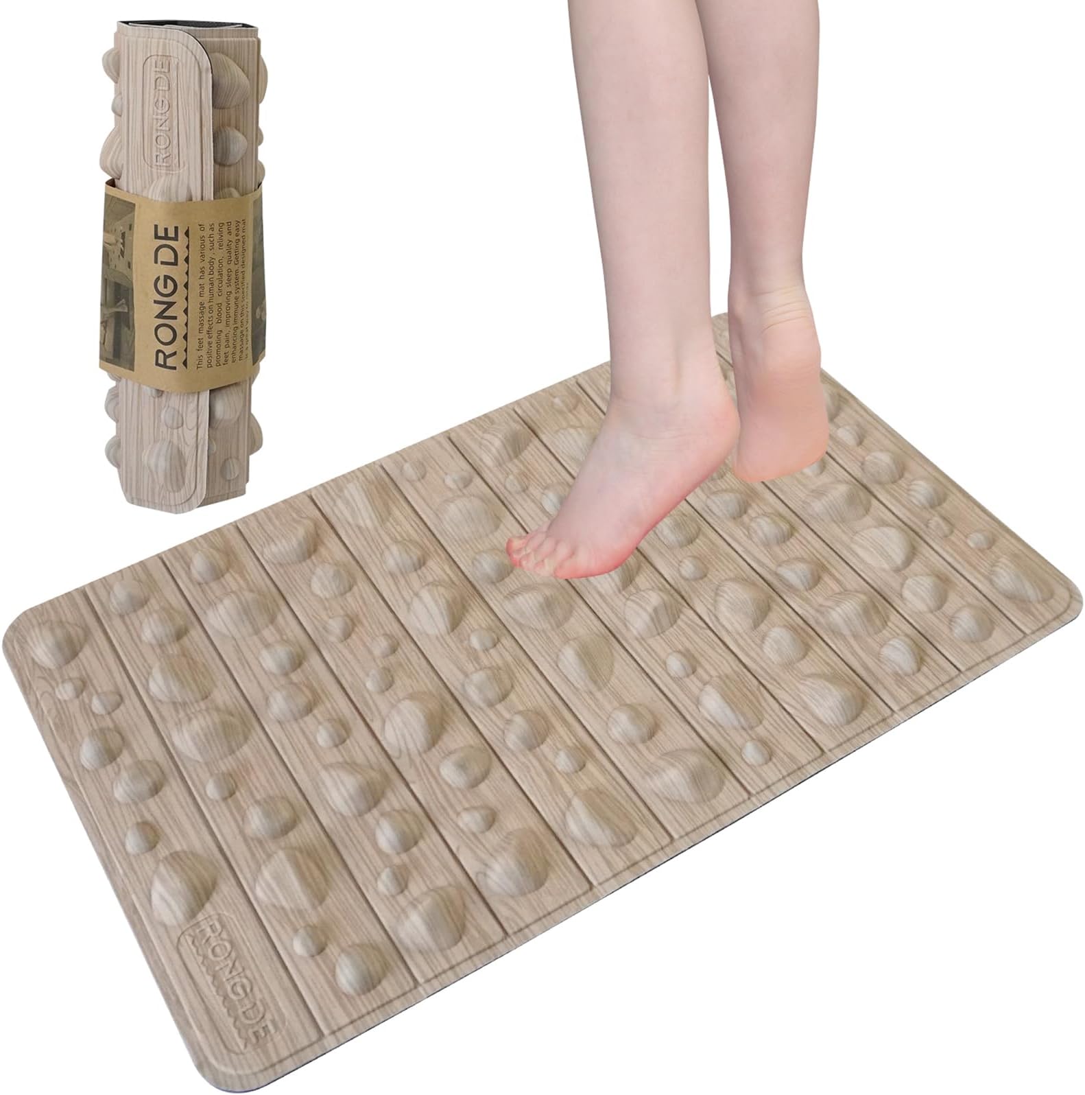 Amazon.com: YOBEYI Foot Massage Acupressure Mat - Reflexology Walking ...