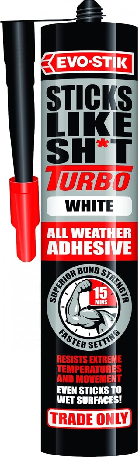 Evo-Stik Sticks Like Sh*t Turbo Grab Adhesive White 290ml : Amazon.co ...