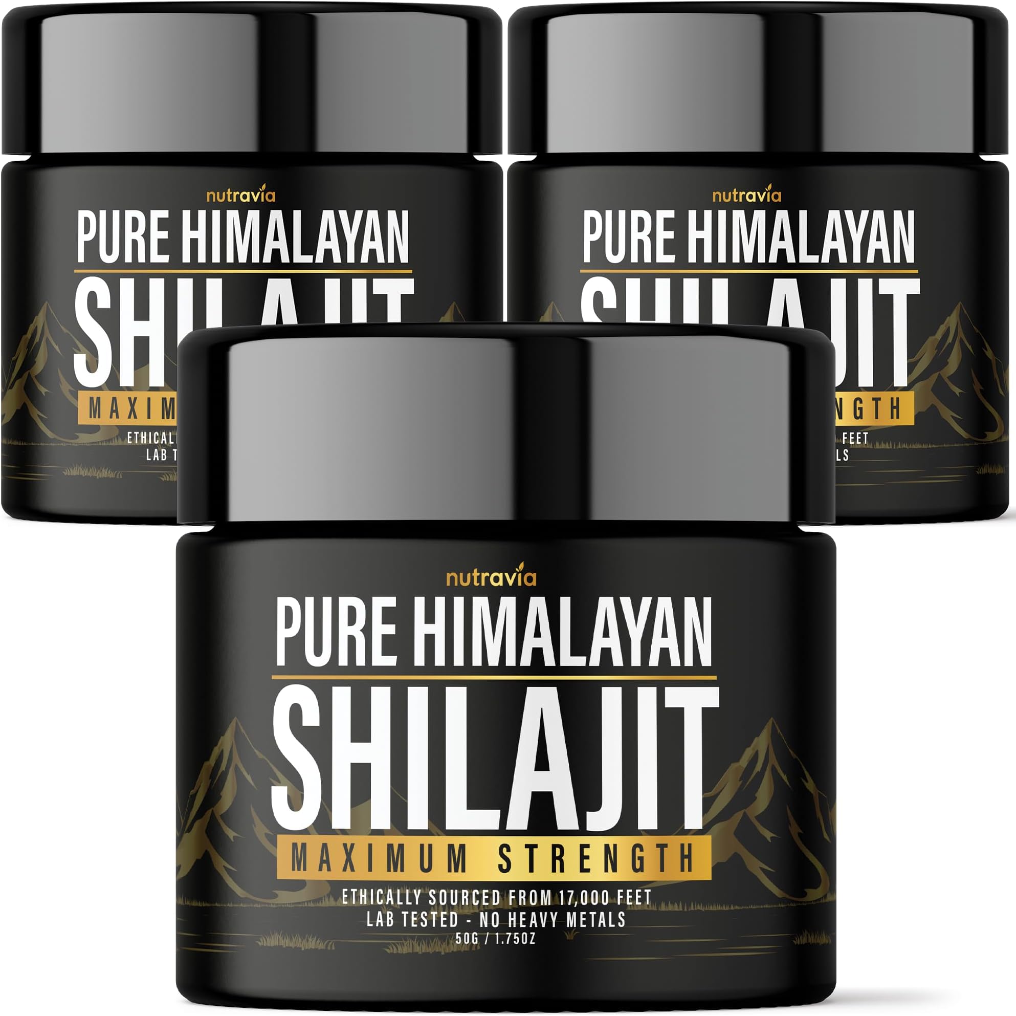 Amazon.com: (3 Pack) Shilajit Pure Himalayan Organic Resin - Natural ...