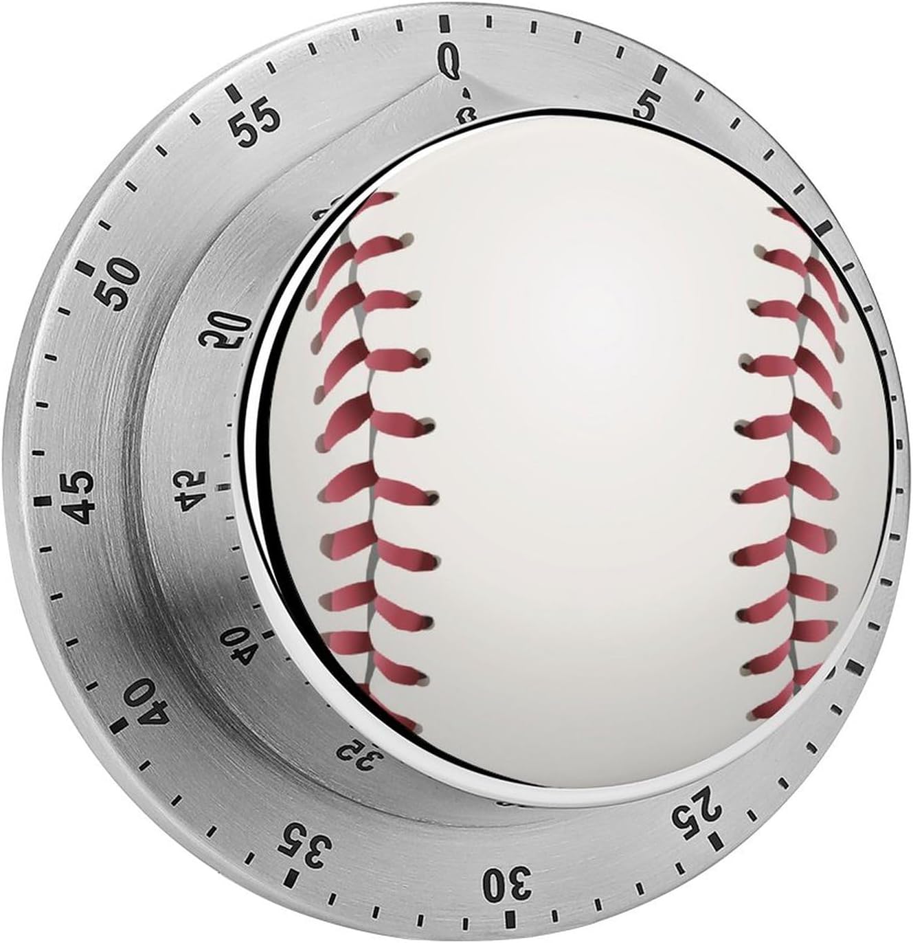 Amazon.com: Baseball Lace Wind Up Timer Stainless Steel Timer ...
