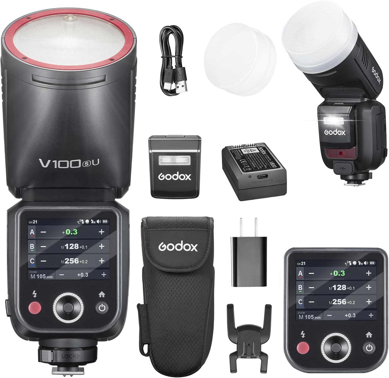 Amazon.com : GODOX V100 S GODOX Flash for Sony – Global Shutter ...