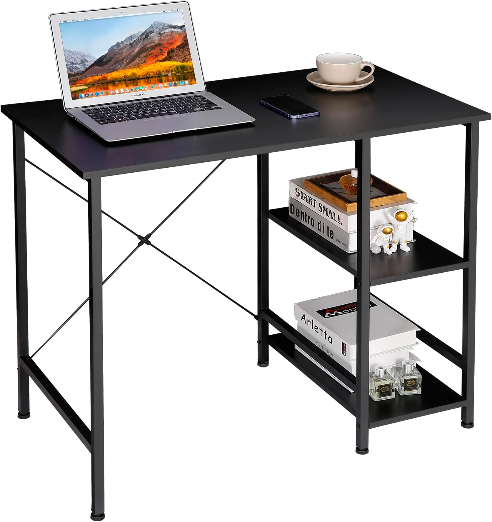 Amazon.com: Ameriwood Home Mainstays Garrett Metal Student Computer ...