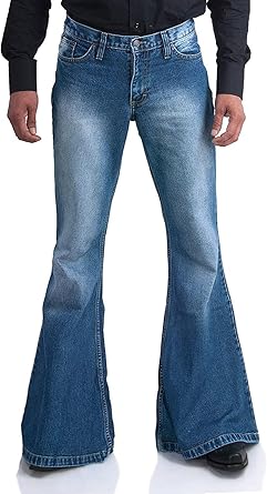Botten Men's Bell Bottom Jeans 60s 70s Outfits for Men,Mens Bell ...