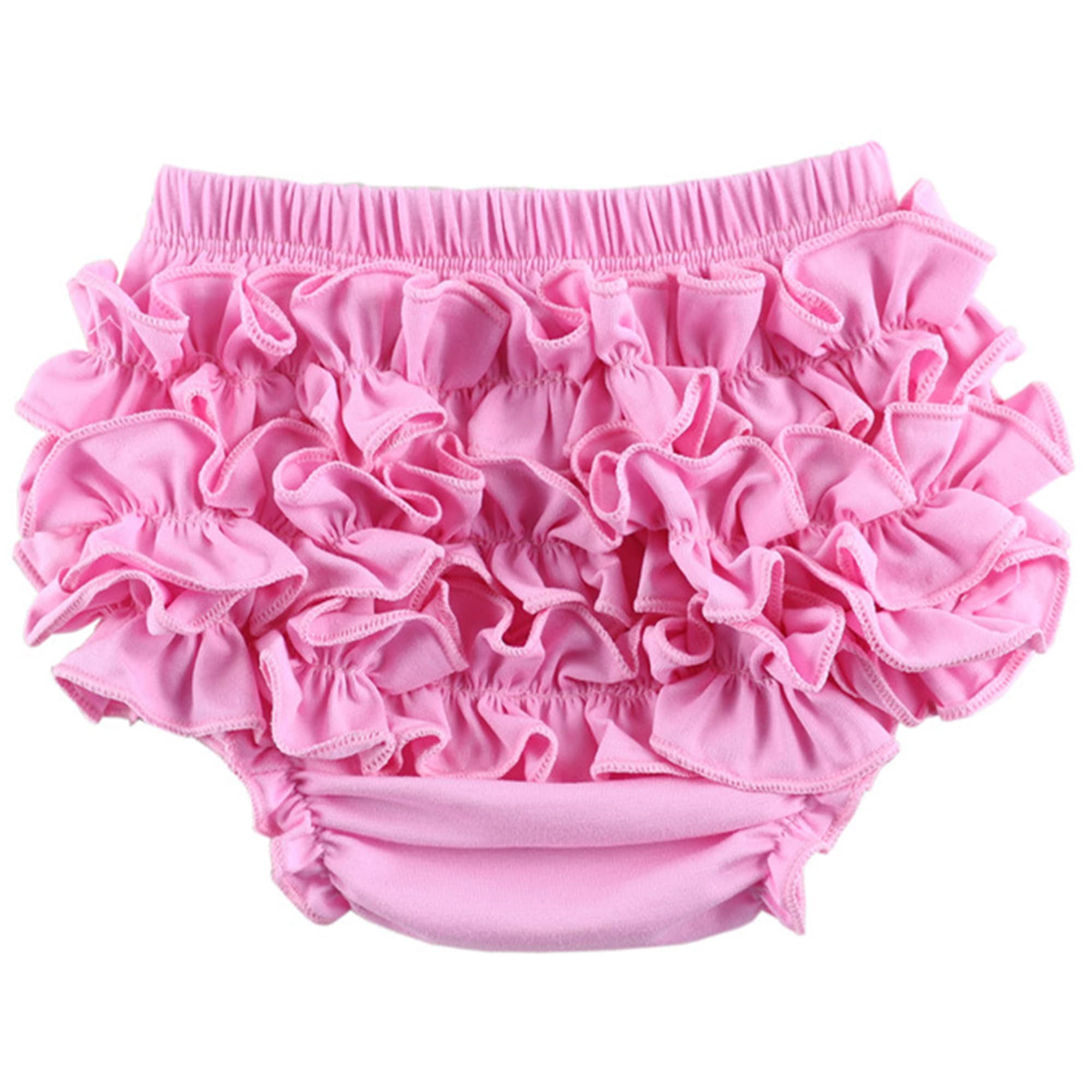 Snapklik.com : Baby Bloomers Diaper Covers For Girls Ruffle Bloomers ...
