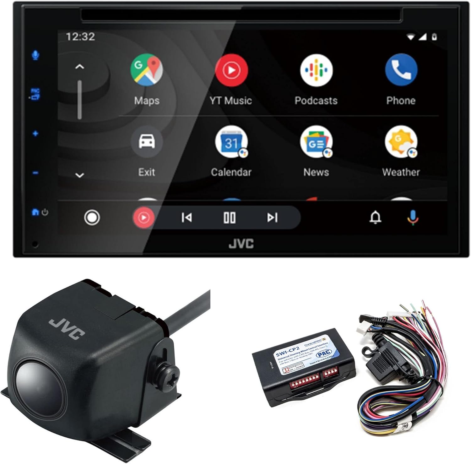 Amazon.com: JVC KW-V66BT 6.8" Touchscreen Receiver Compatible with ...