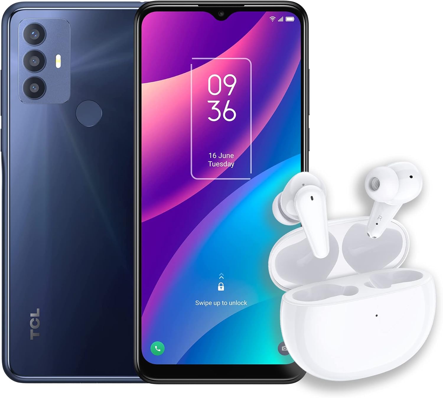 Amazon.com: TCL |2022 Wireless Earbuds S180 & |2022| 30SE Phone 128GB + 4GB RAM : Electronics