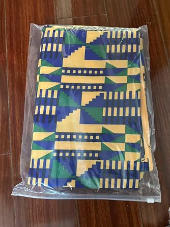 Amazon.com: African Fabrics, Cloth Ethnic Ankara Wax Print, 6 Yards for ...