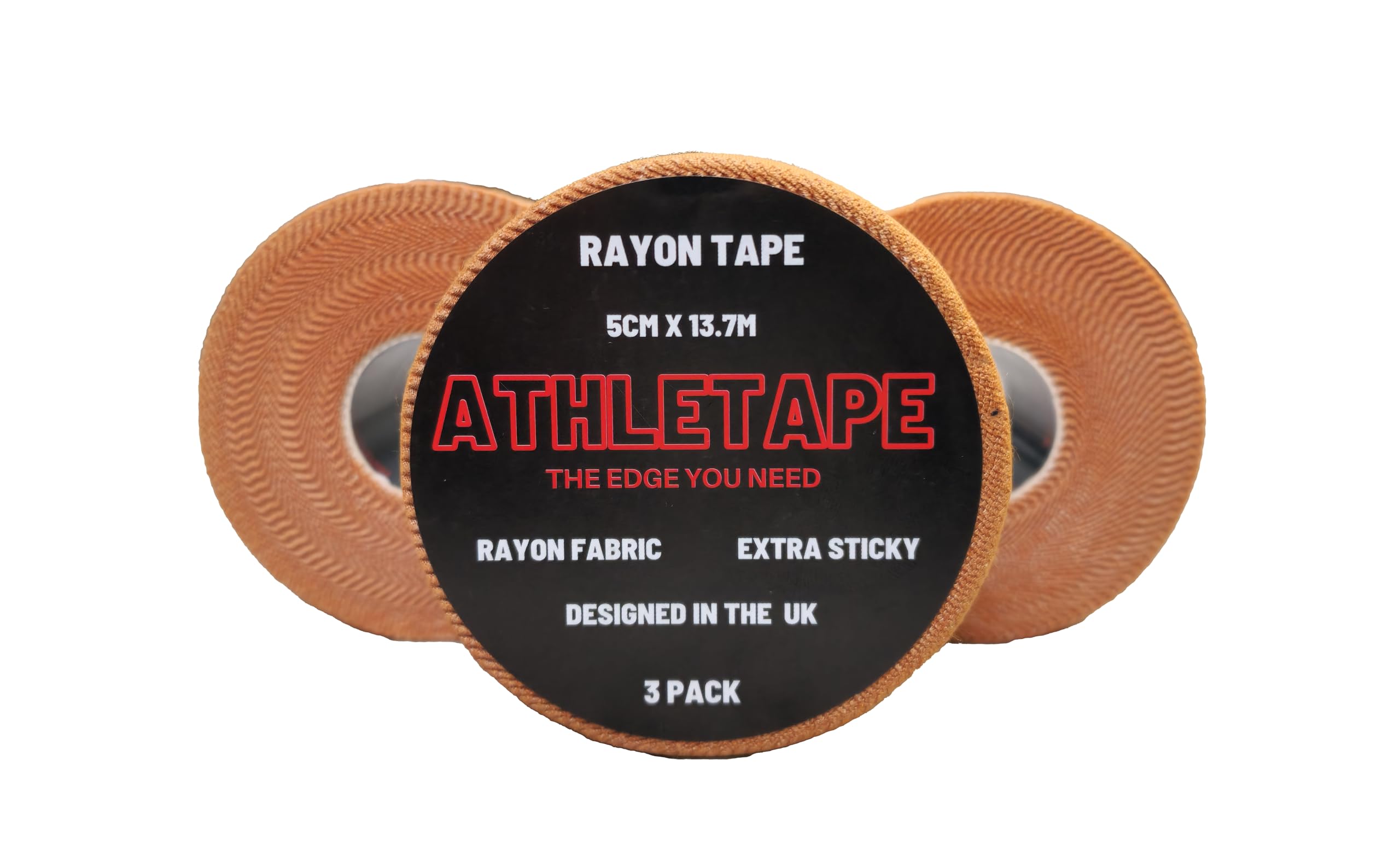 Athletape Athlete tape - Zinc Oxide Tape - Tan Blister tape - 3 Pack ...