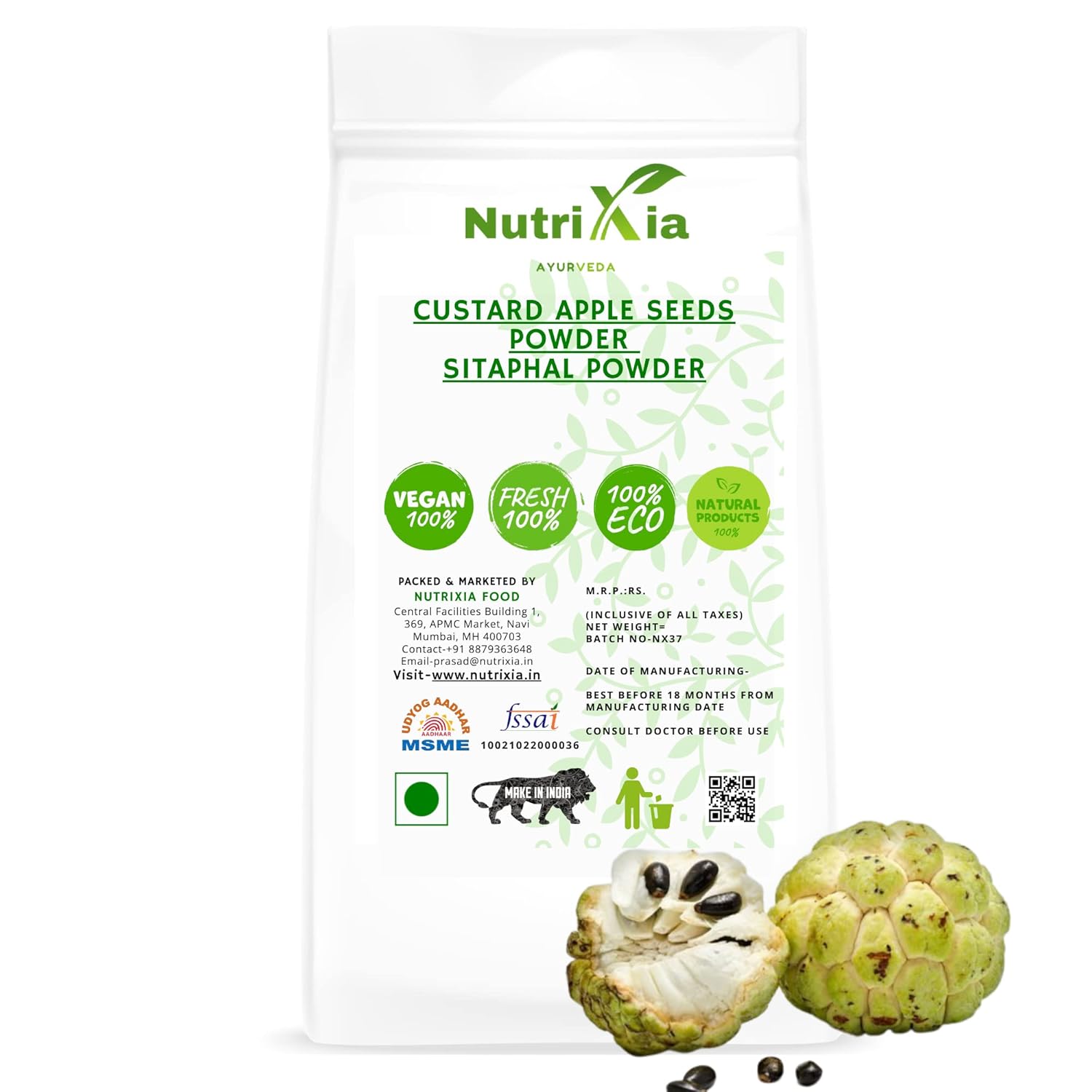 Buy Custard Apple Powder-Sitaphal Powder (1 Kg) Online at Low Prices in ...