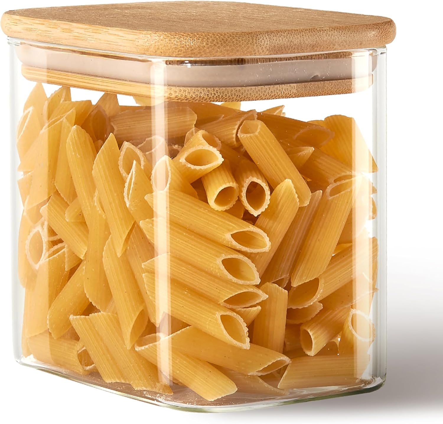 Amazon.com: MOLADRI 25oz/ 750ml Rectangle Glass Storage Container with ...