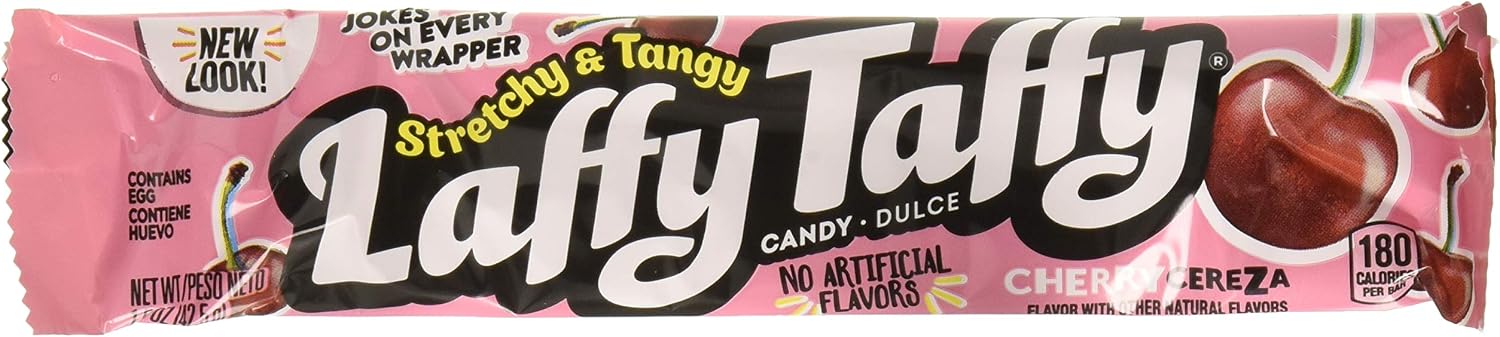 Laffy Taffy Sparkle Cherry, 24/1.5oz bars : Amazon.ca: Grocery ...