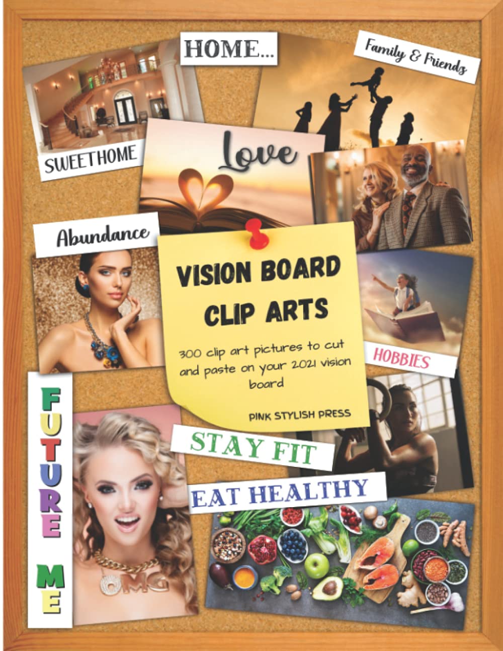 Vision Board Clip Arts 300 Colorful Pictures To Cut Paste | Desertcart ...