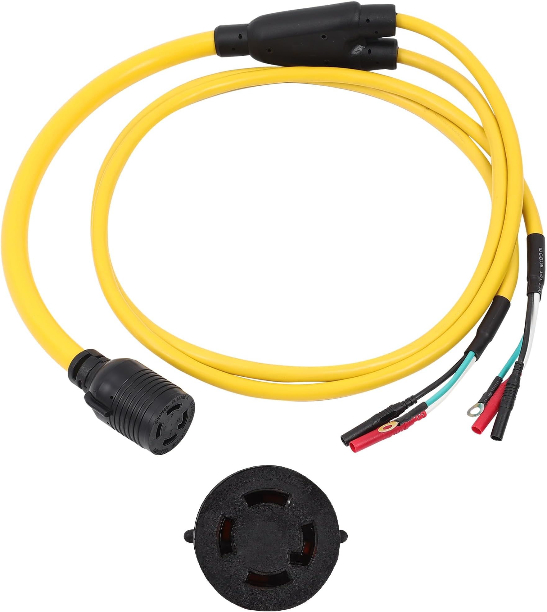 Amazon.com: Round Plug Lantern Head to L14-30R 4 Prong Receptacle 120V ...