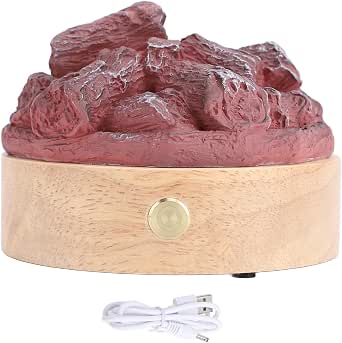 Amazon.com: Simulation Charcoal Lamp LED Artificial Flame Lamp Wood ...