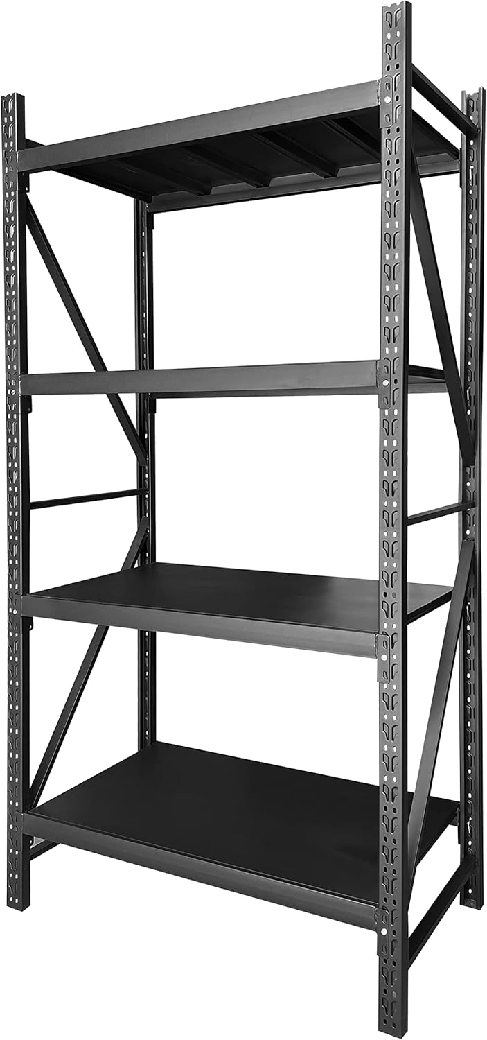 Kheera Heavy-Duty Metal Shelving System for Garages, Warehouses ...