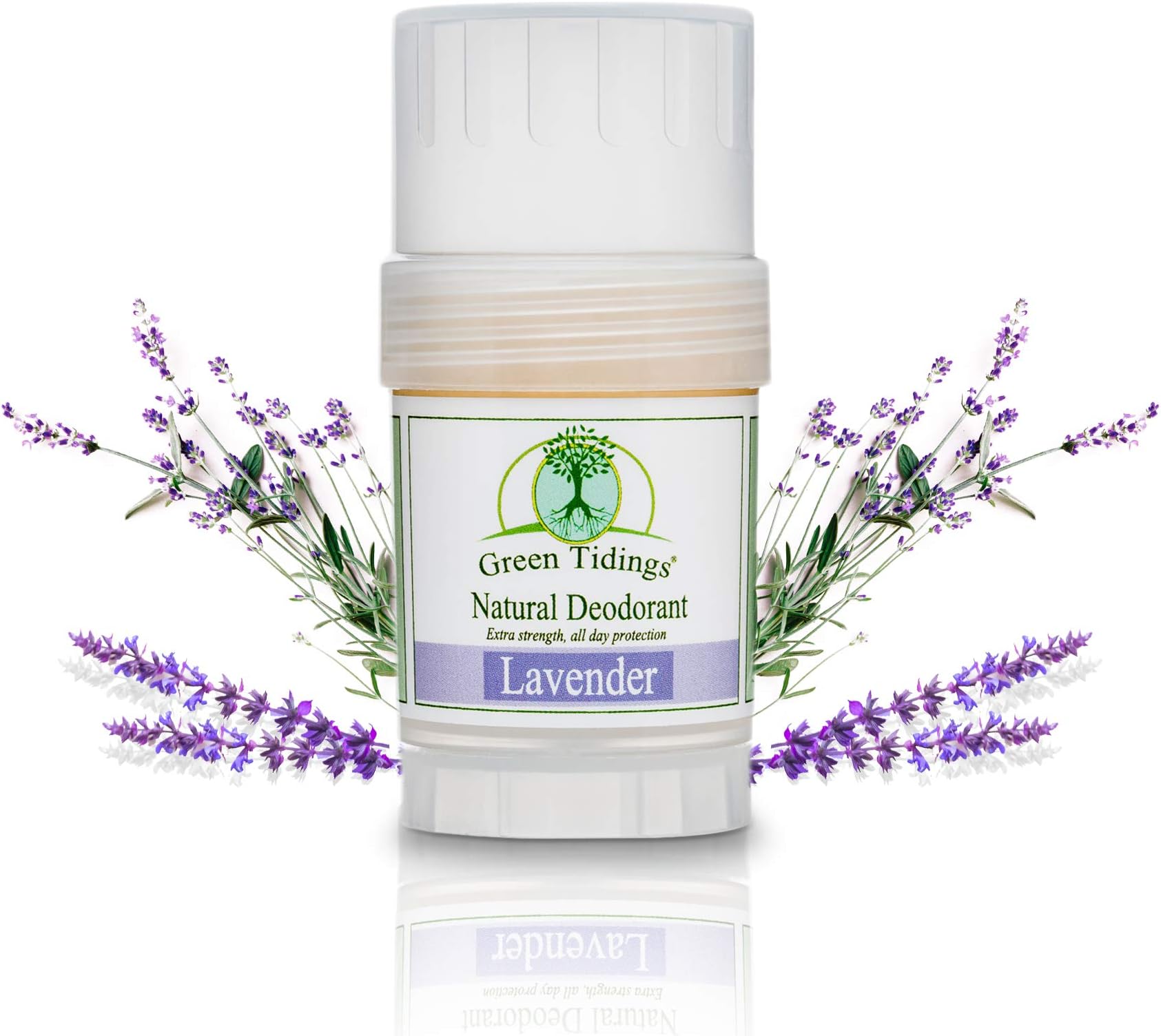Amazon.com : Green Tidings Natural Lavender Deodorant | 1 Oz, 1 Pack ...