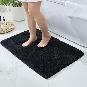 Amazon.com: Ruggnovea Bathroom Rugs Non Slip Washable, Ultra Soft Thick ...