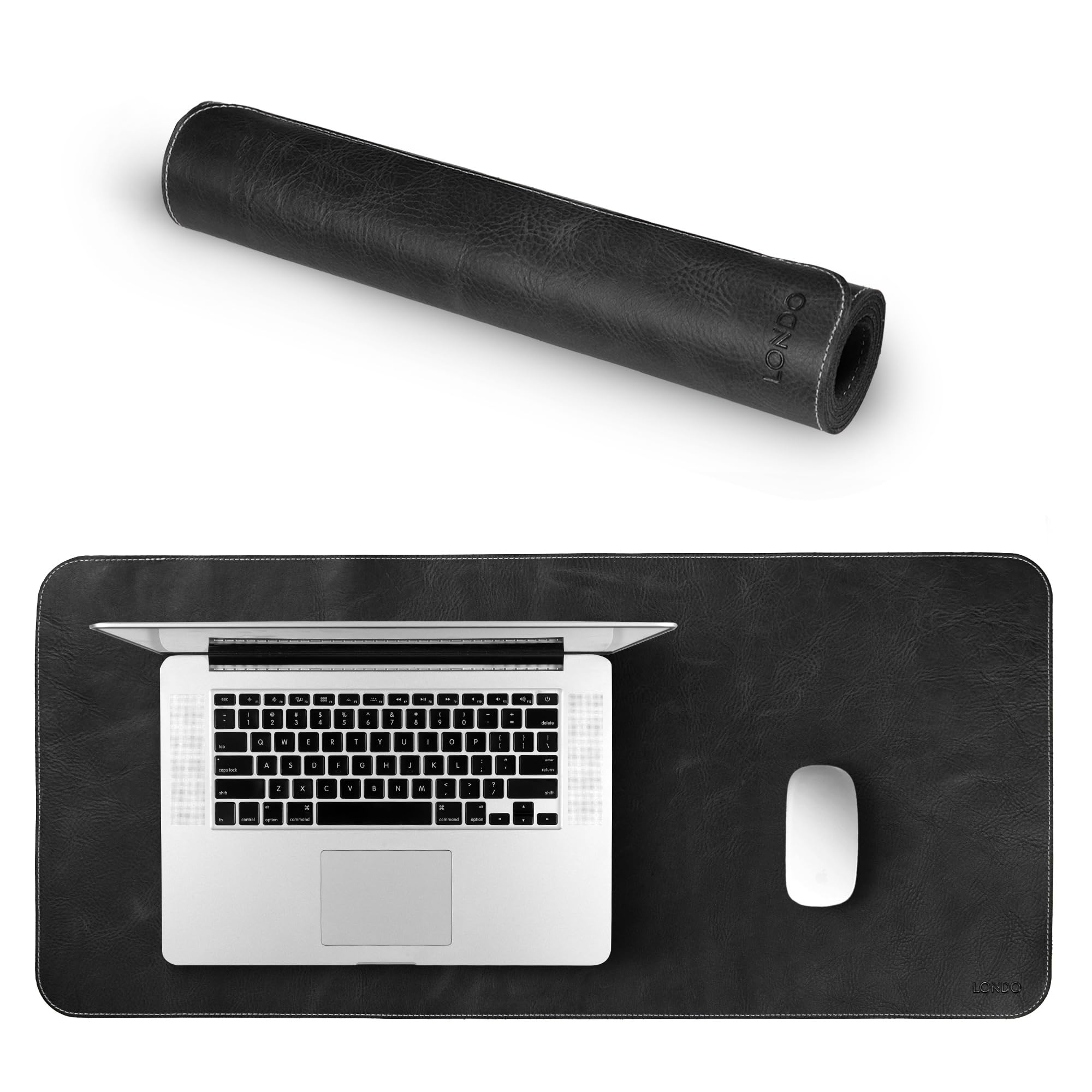 Snapklik.com : Londo Top Grain Leather Extended Mouse Pad Large Desk ...