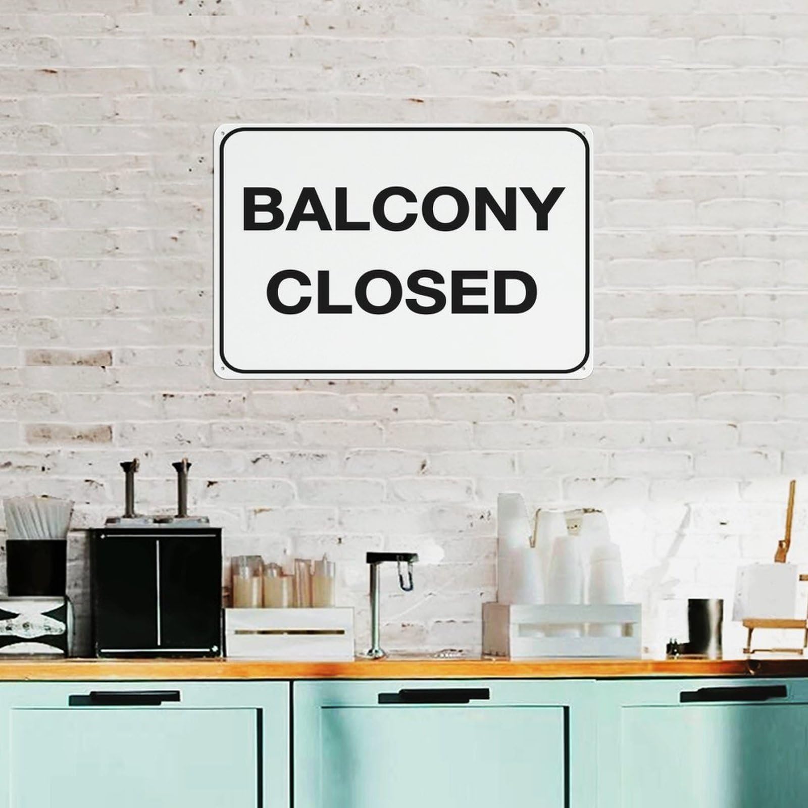 Balcony Closed Sign Balcony Closed Sign – New Signs