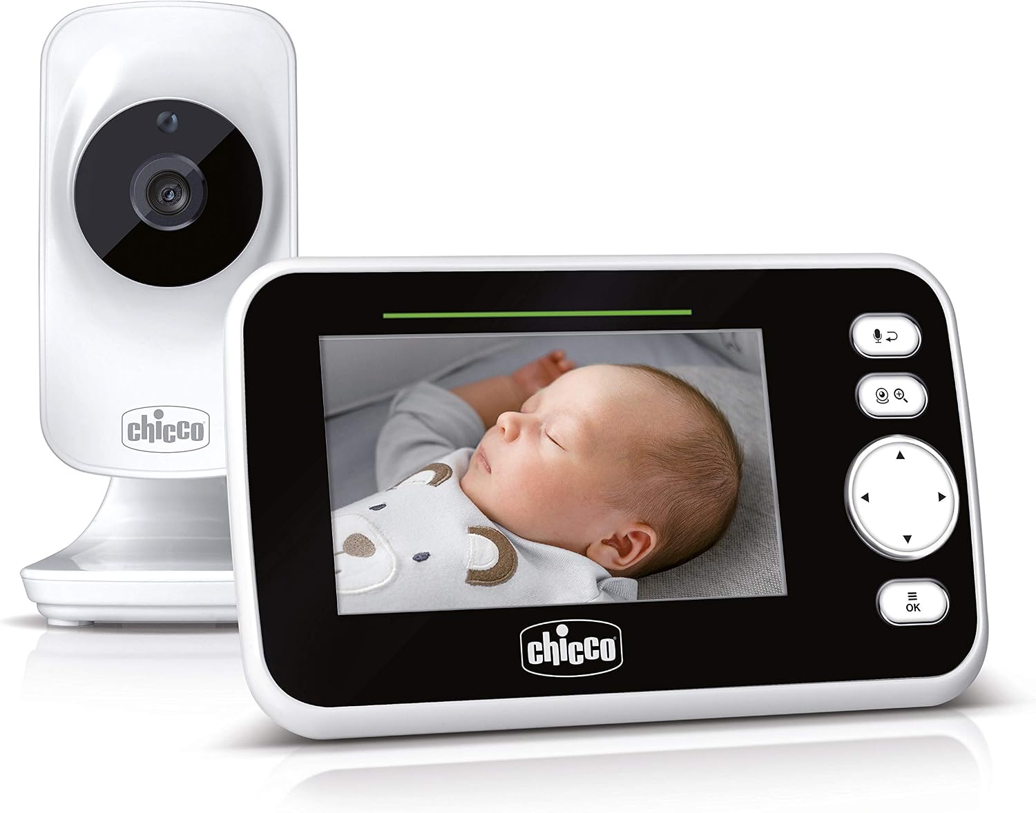 Chicco Baby Monitor Deluxe Video Camera for Babies and Children with 4. ...