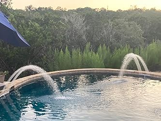 Amazon.com: Pool Fountain for Above and In-Ground Pools, Adjustable ...