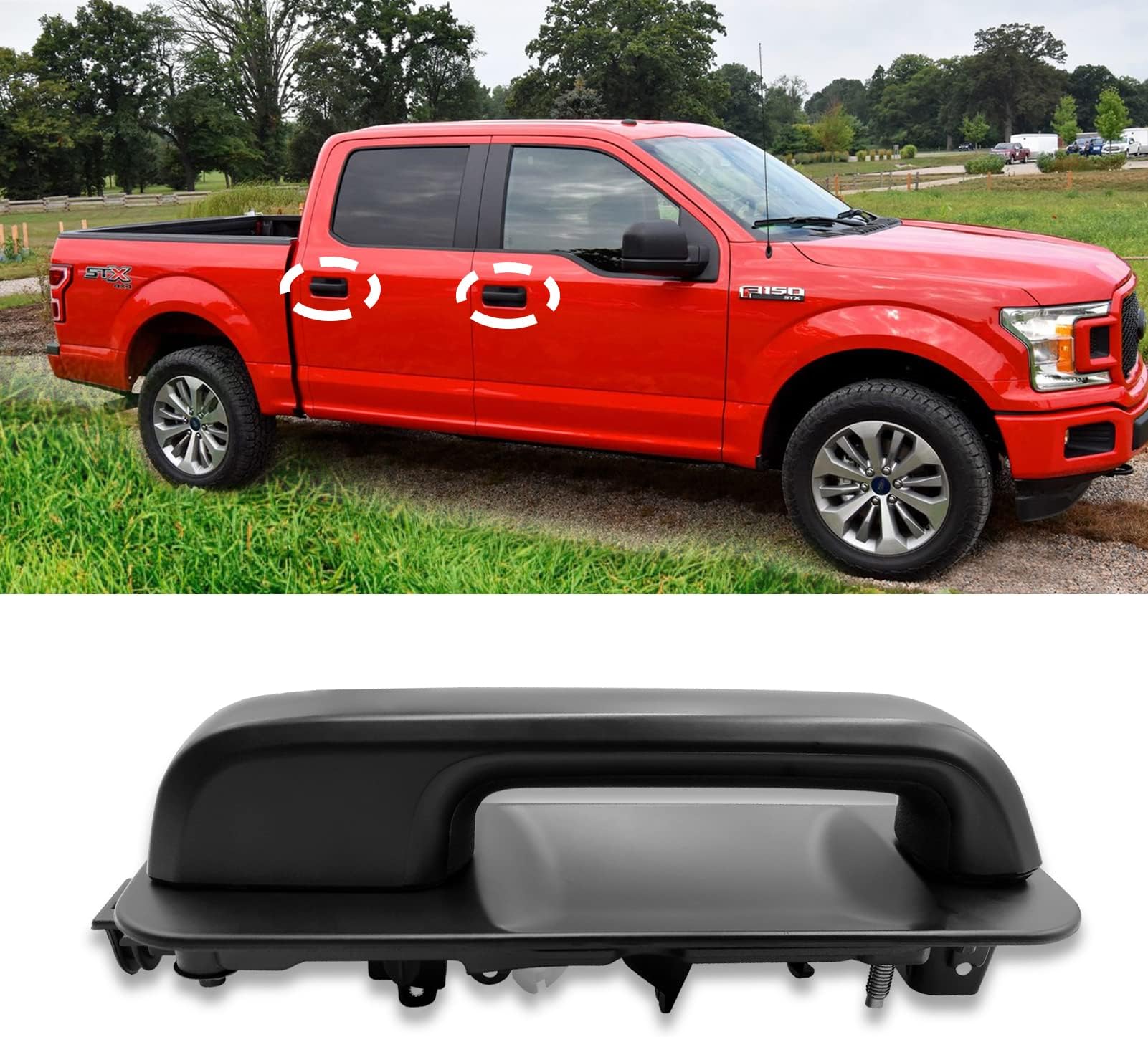 Amazon.com: JAVOUKA Exterior Door Handle, for Ford F150 Pickup 2015 ...