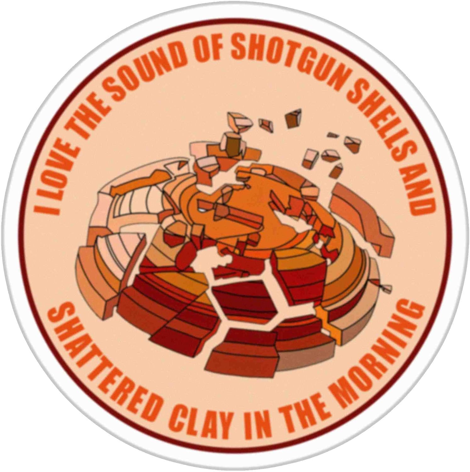 Amazon.com: Shooting Sticker Funny Trap Skeet Shooting Sound of Shotgun ...