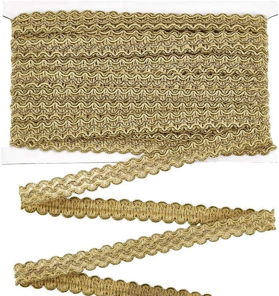 FINGERINSPIRE 13.7 Yards Twisted Lip Cord Trim, Twisted Cord Trim ...
