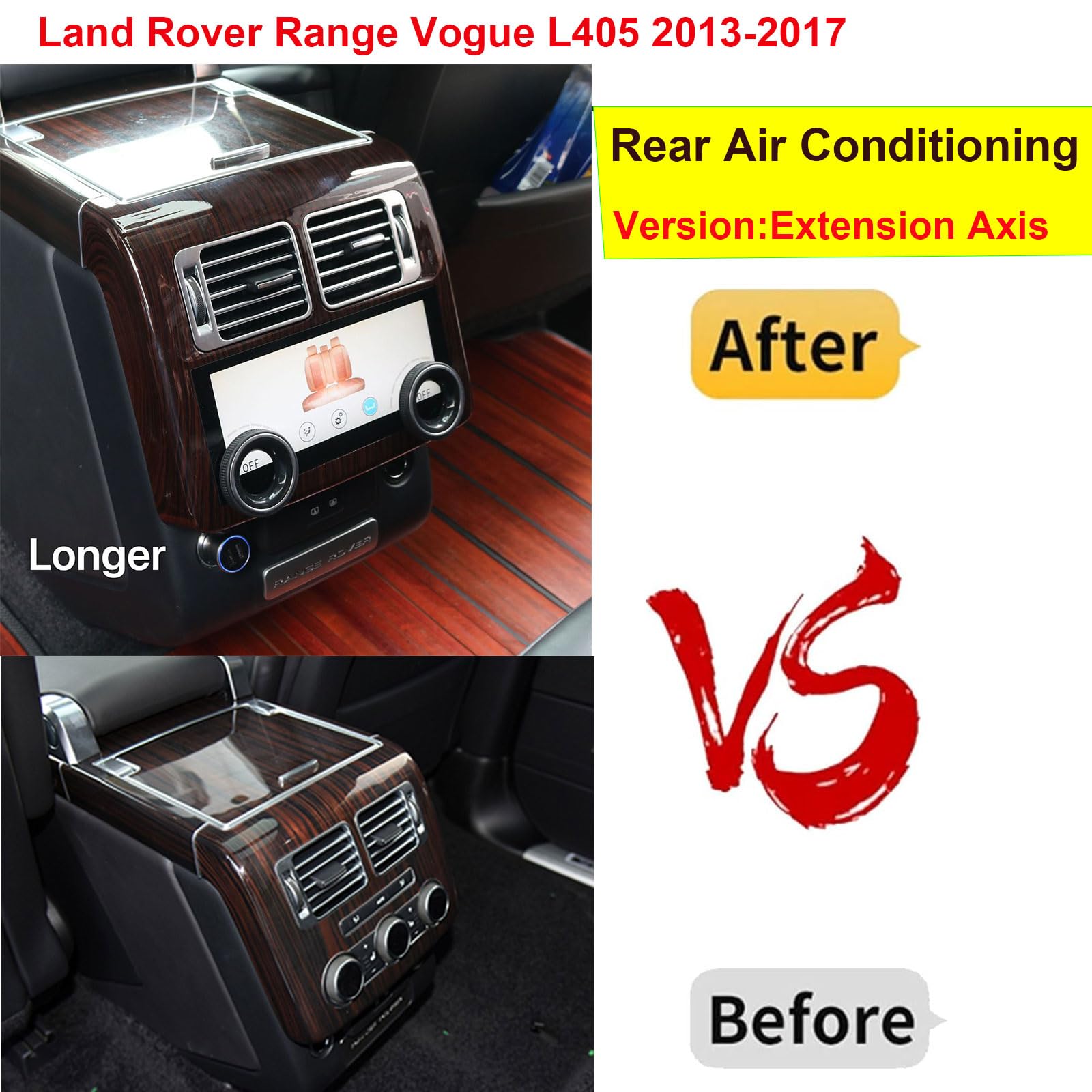 Rear A/C Board Touch Screen Ac Panel For Land Rover Range Vogue L405