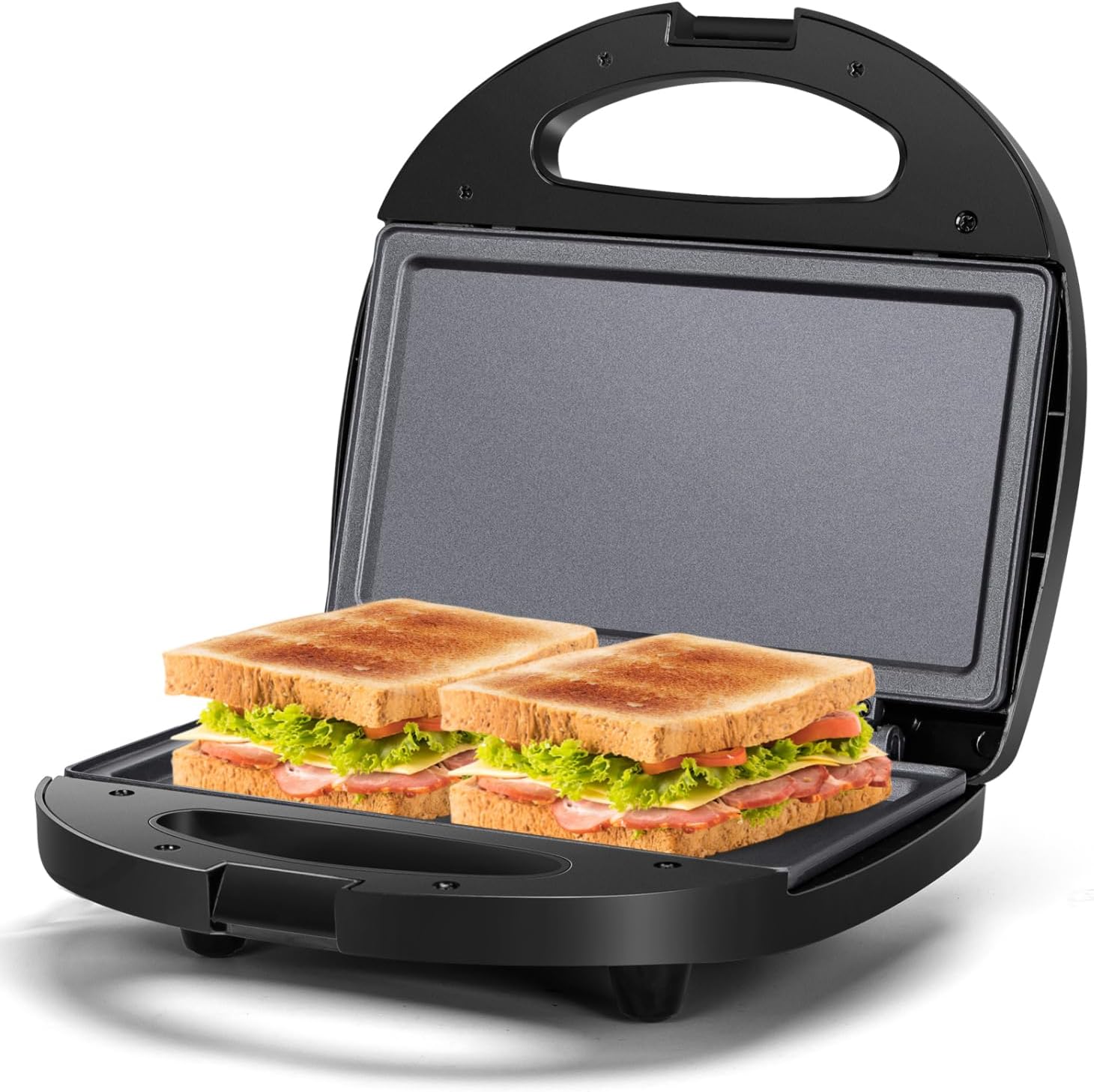 Aigostar Deep Fill Toastie maker, Sandwich Toaster with Non-Stick Flat ...