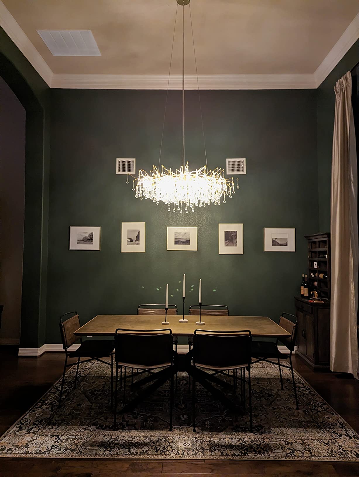 $41/mo - Finance Arotikee Crystal Chandelier Modern Farmhouse Crystal ...