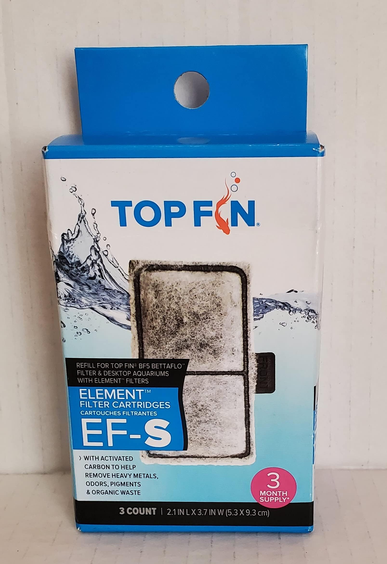 Amazon.com : Top Fin Silenstream PF-S Small Filter Cartridges (6 Count ...