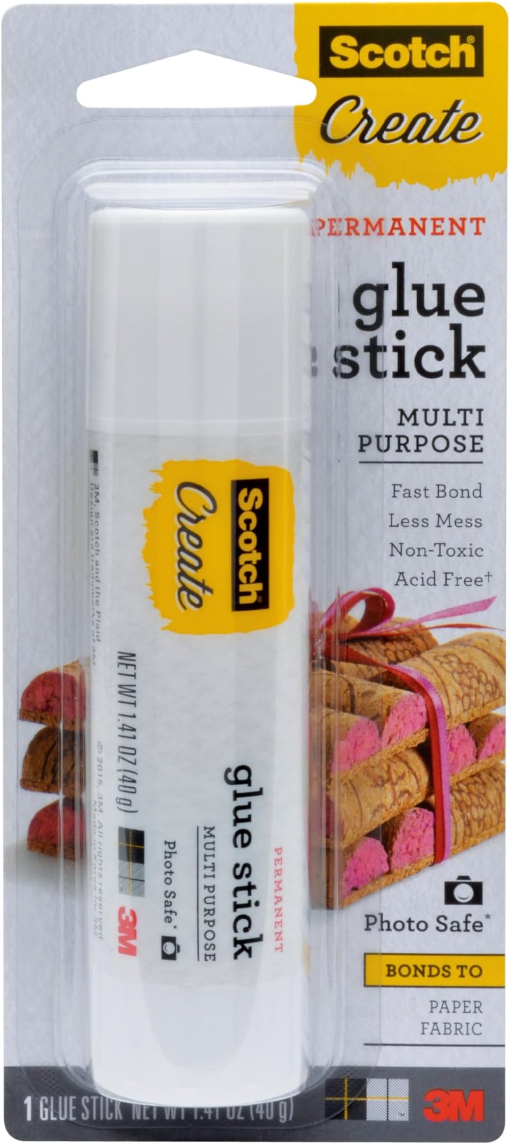 Amazon.com: Removable Restickable Glue Stick.49oz, Repositionable Stick ...